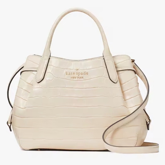 kate spade | Bags | Kate Spade Dumpling Croc Embossed Small Satchel ...